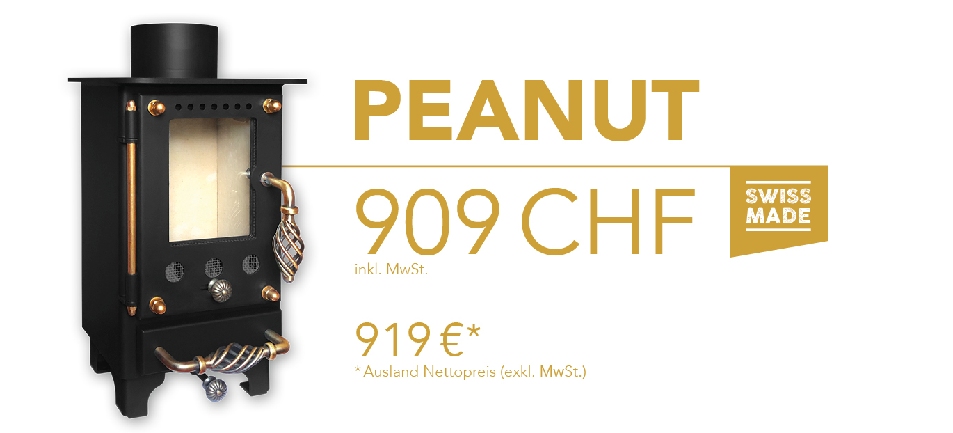 PEANUT – Tiny Stove – der kleinste Holzofen der Welt